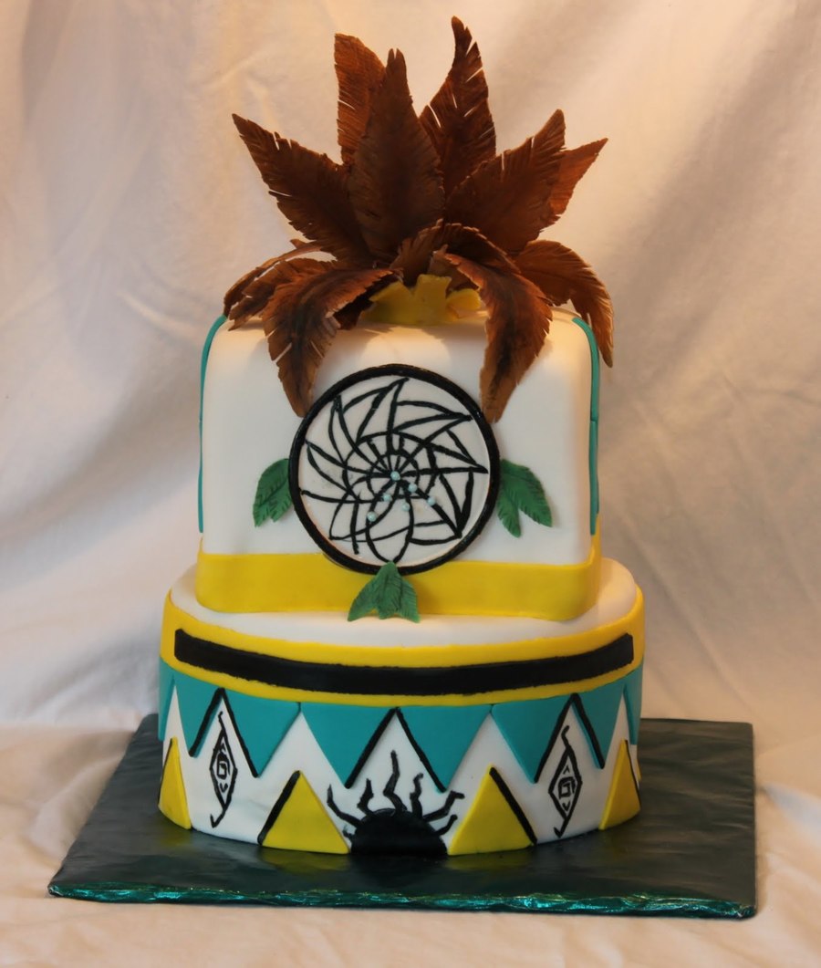 Native American Birthday Cake - CakeCentral.com