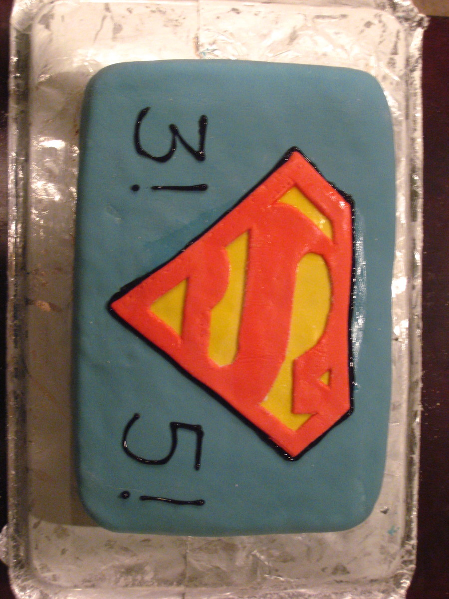 Superman Cake - CakeCentral.com
