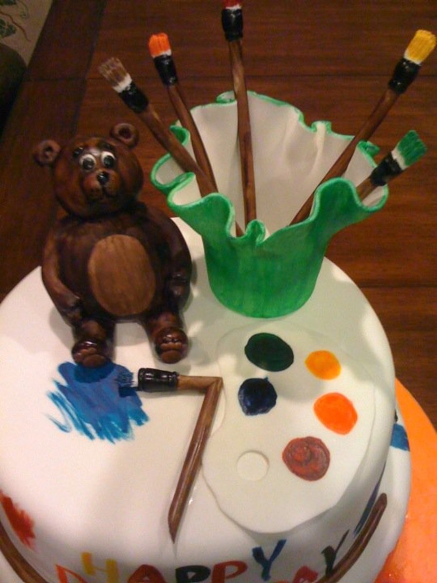 Painted Pottery Birthday - CakeCentral.com