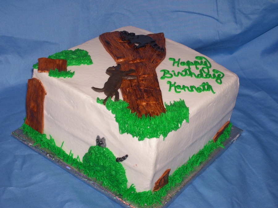 Coon Hunters Birthday Cake - CakeCentral.com
