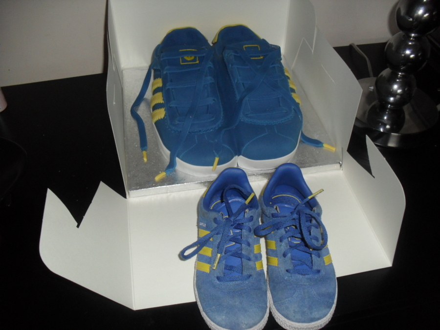 Adidas Trainers Cake - CakeCentral.com