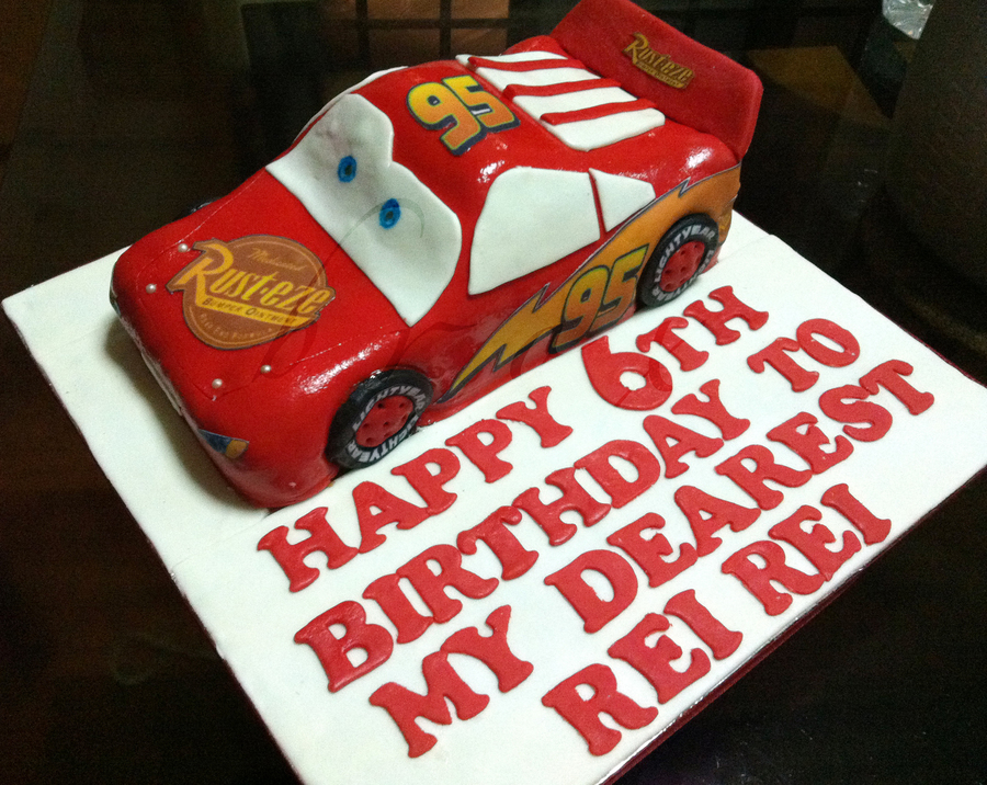 The Making Of Mcqueen Cake - CakeCentral.com