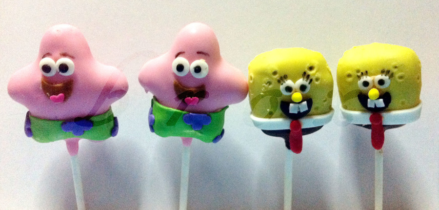 Spongebob And Patrick Cake Pops - CakeCentral.com