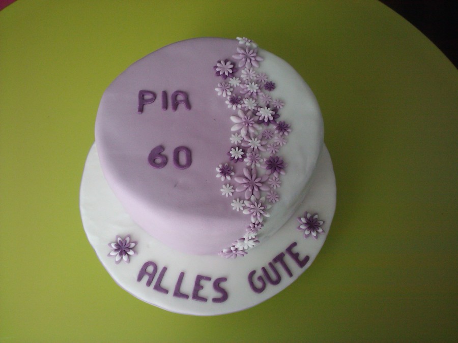 60 Birthday Cake - CakeCentral.com