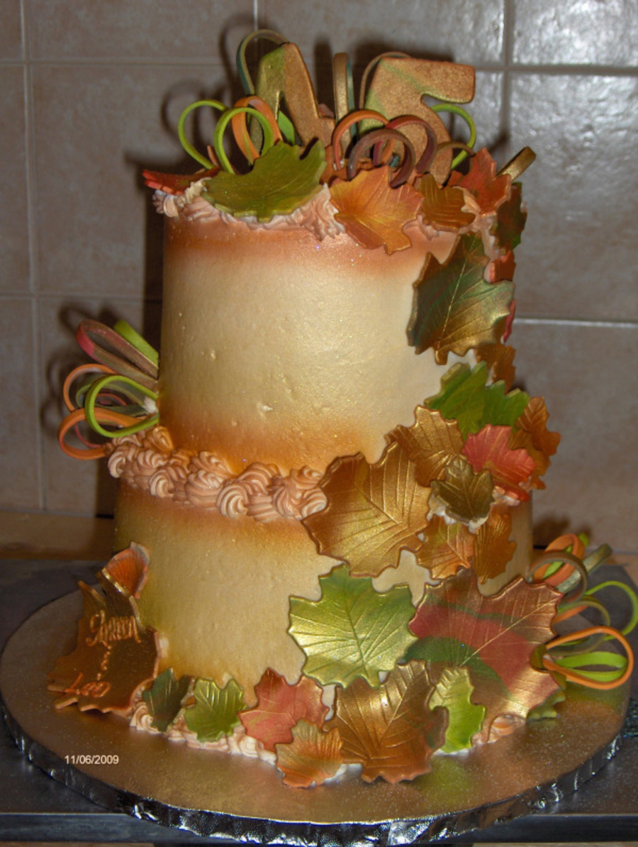 45Th Anniversary Cake - CakeCentral.com