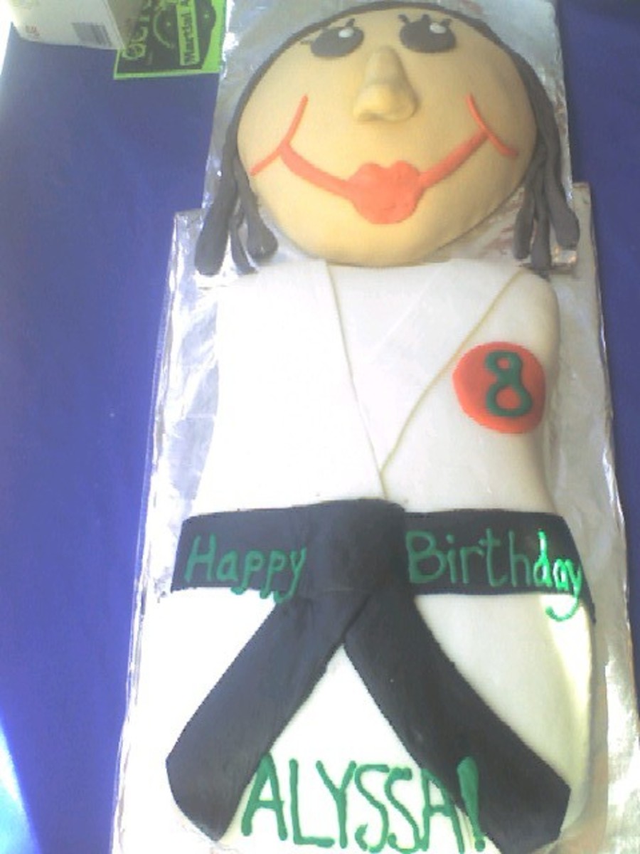 Karate Girl - CakeCentral.com