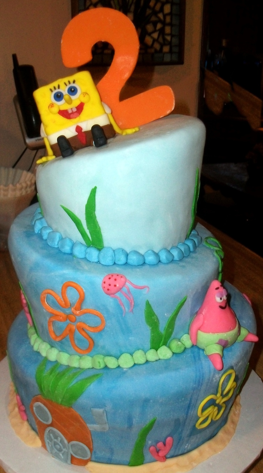 Whimsical Spongebob - CakeCentral.com