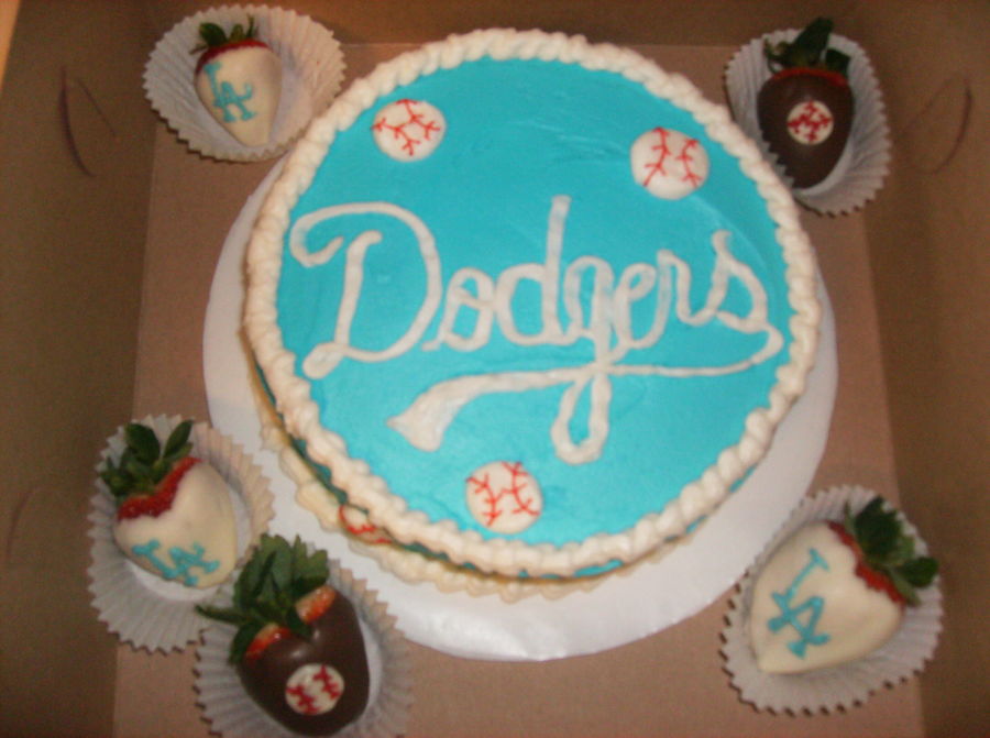 Dodger Cake - CakeCentral.com