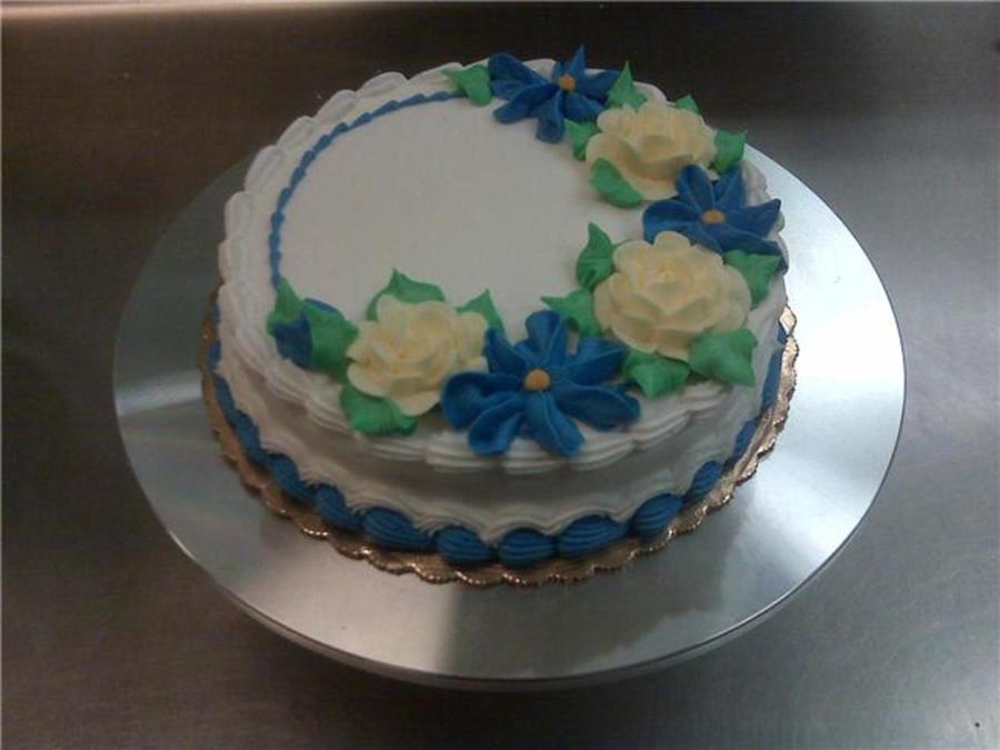 8 Inch Round Birthday Cake - CakeCentral.com