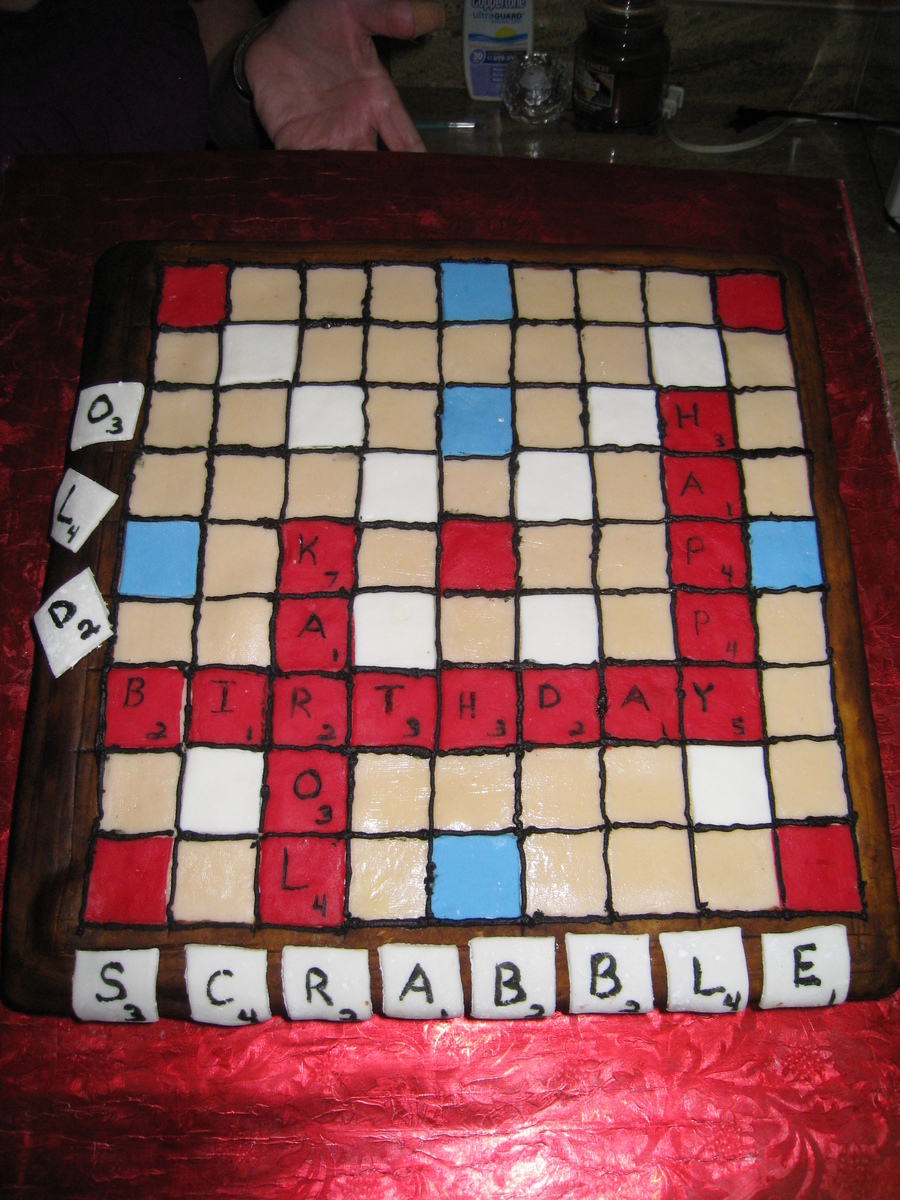 Scrabble Cake - CakeCentral.com