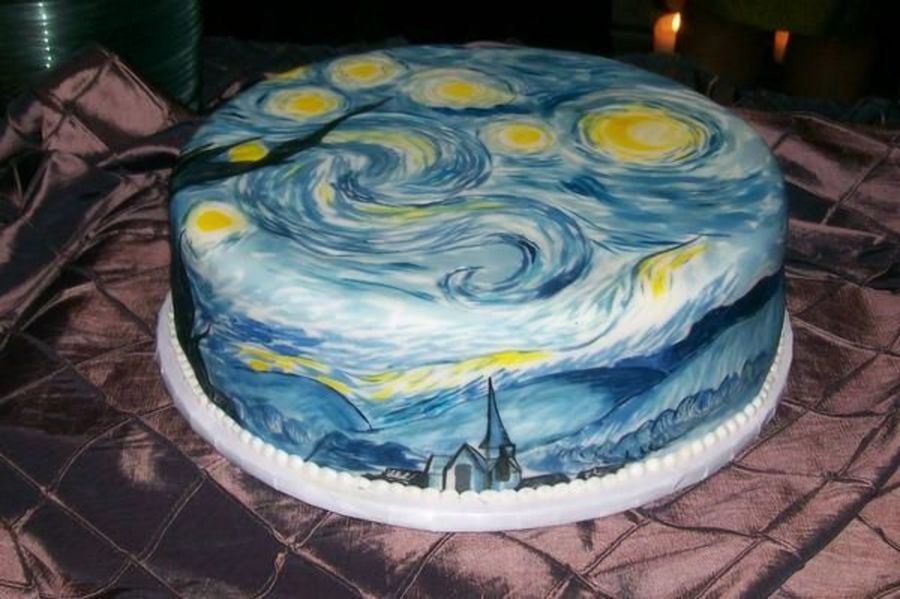 Starry Night - CakeCentral.com