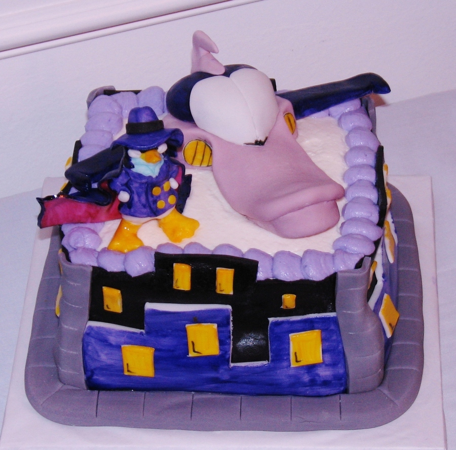 Darkwing Duck Cake - CakeCentral.com