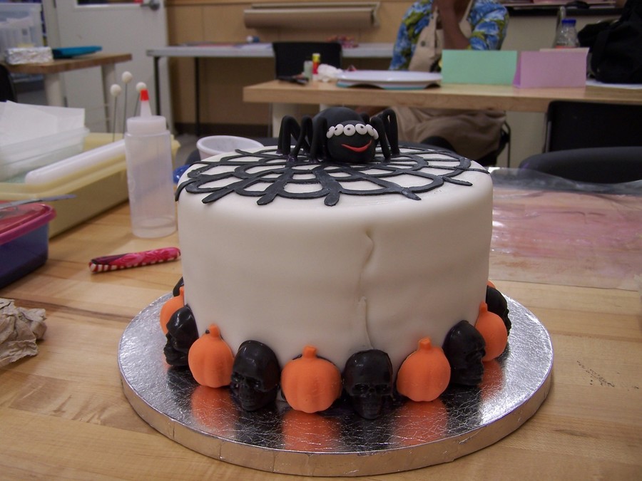 Fondant And Gumpaste Class Final Cake - CakeCentral.com