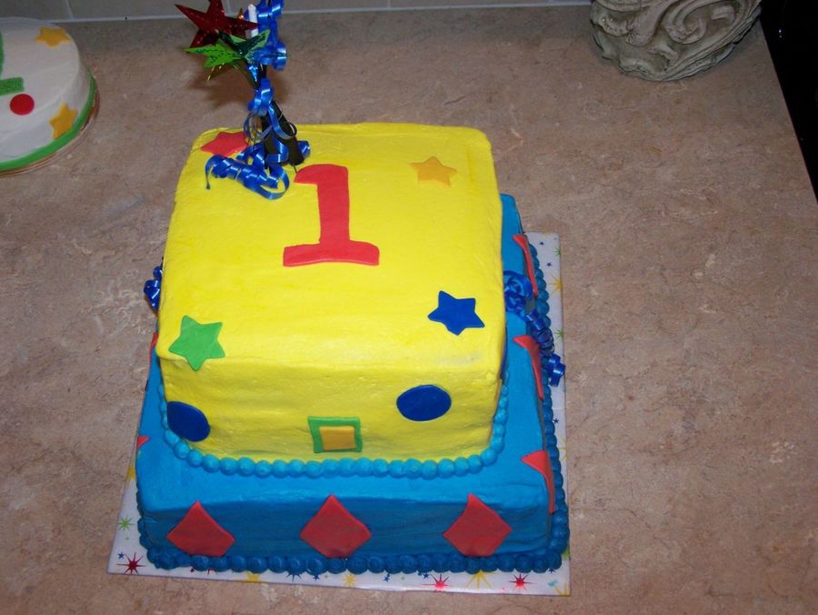 Primary Colors And Shapes - CakeCentral.com