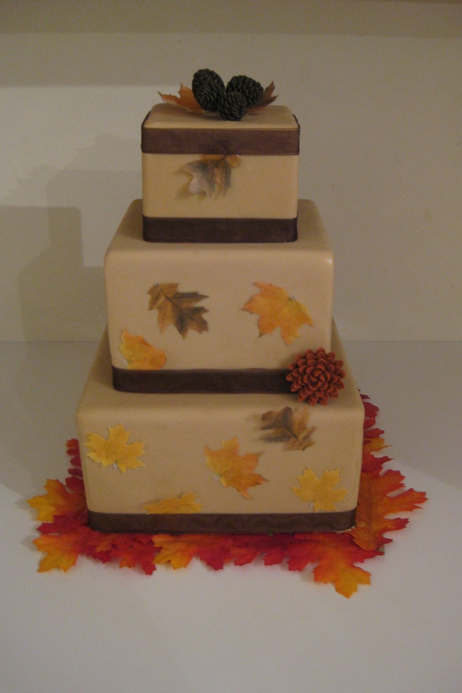 Fall Foliage Cake - CakeCentral.com