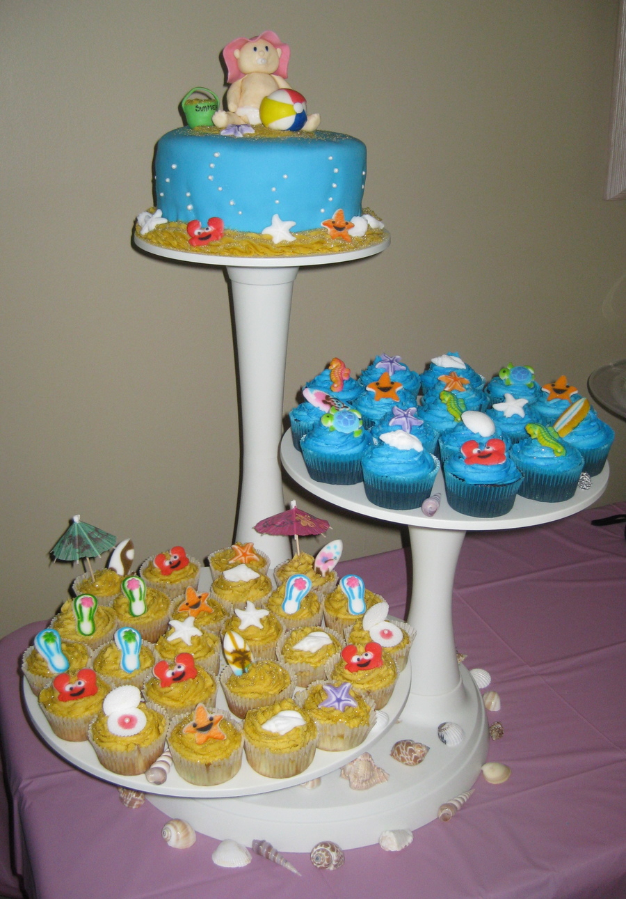 Beach Themed Baby Shower - CakeCentral.com
