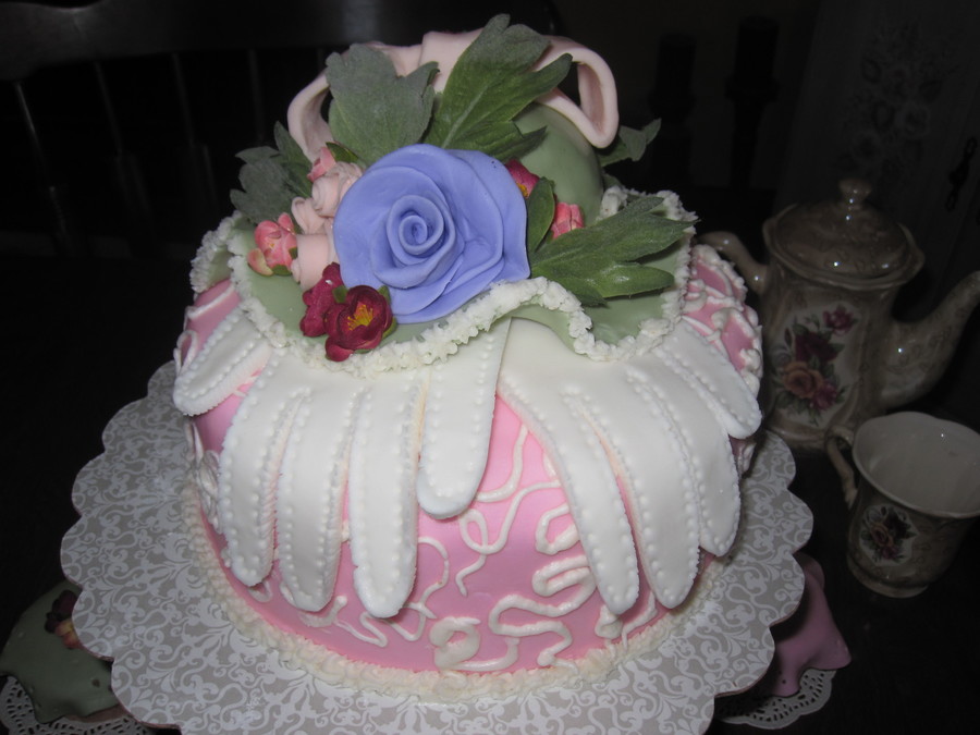 Victorian Tea Party Cake - CakeCentral.com