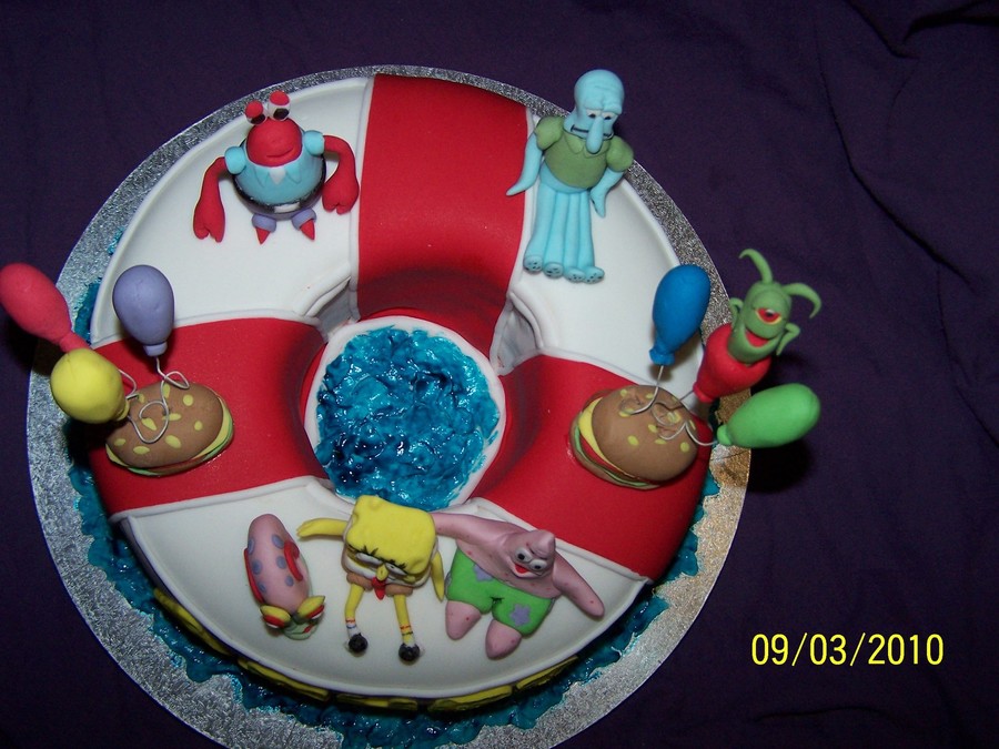 Spongebob Life Raft - CakeCentral.com