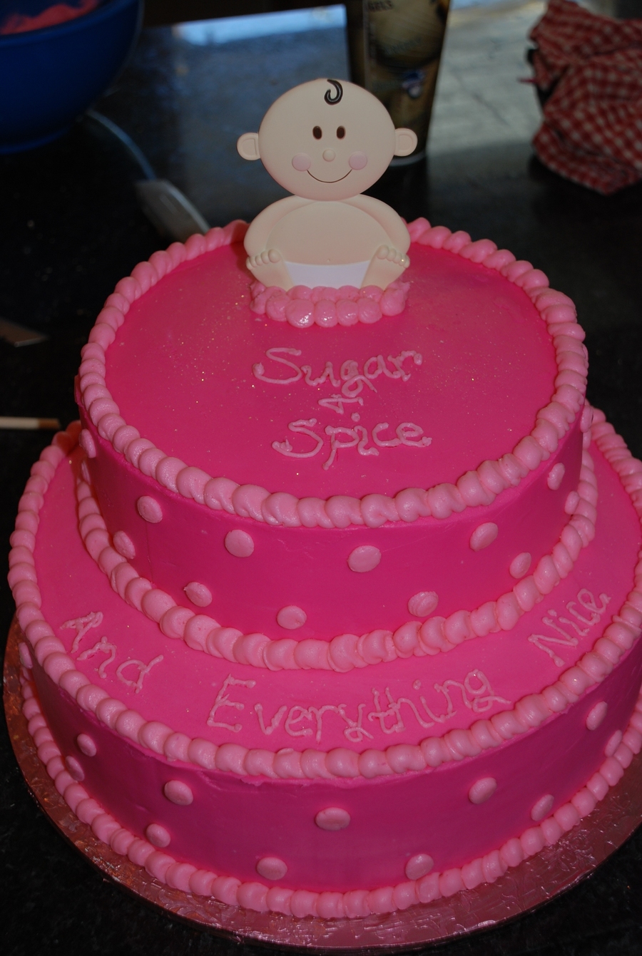 First Stacked Cake - CakeCentral.com