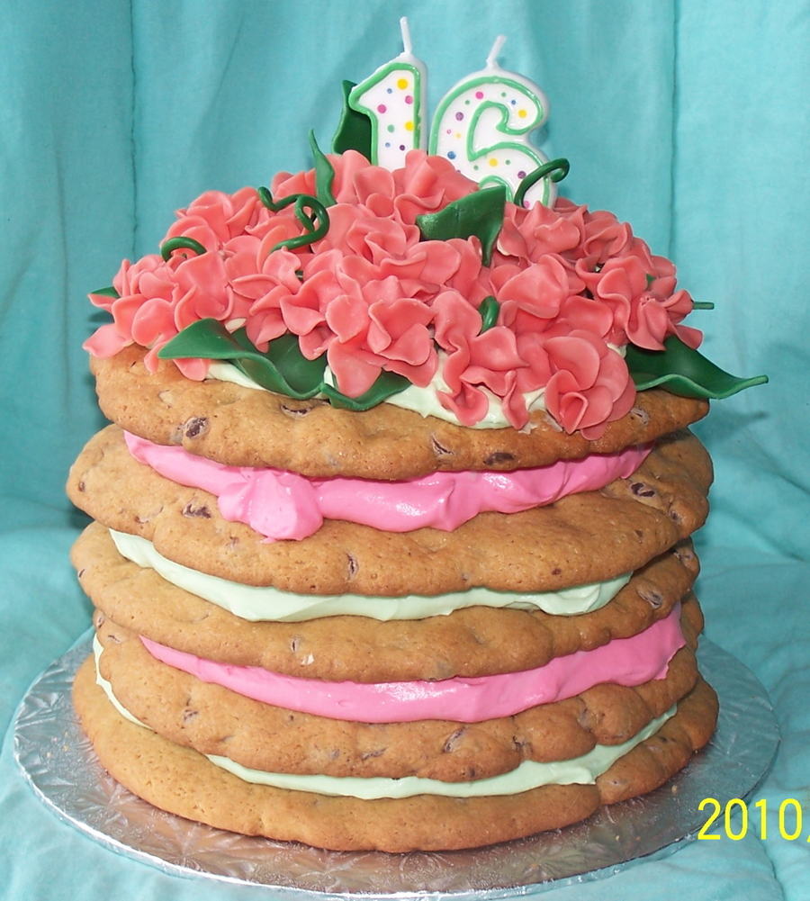 Cookie Tower Cake - CakeCentral.com