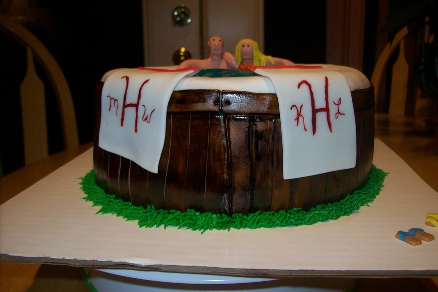 Hot Tub Cake - CakeCentral.com