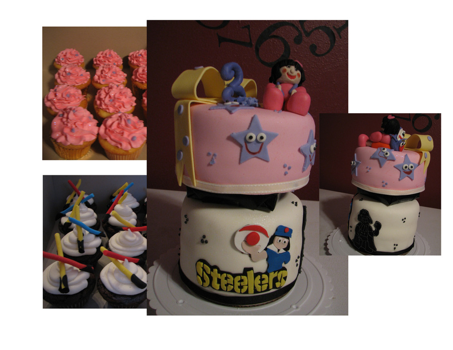 Sister And Brother Birthday Cake - CakeCentral.com