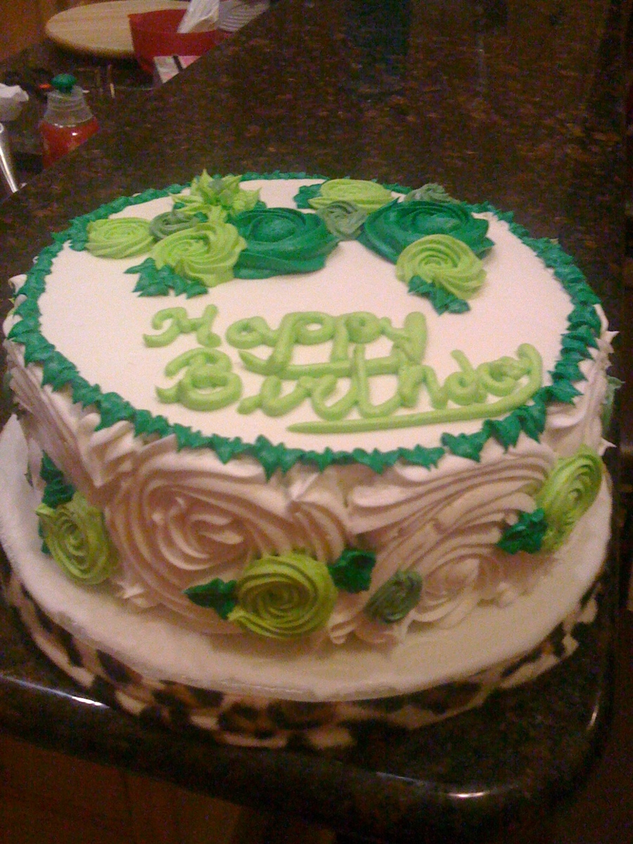 Green Birthday - CakeCentral.com