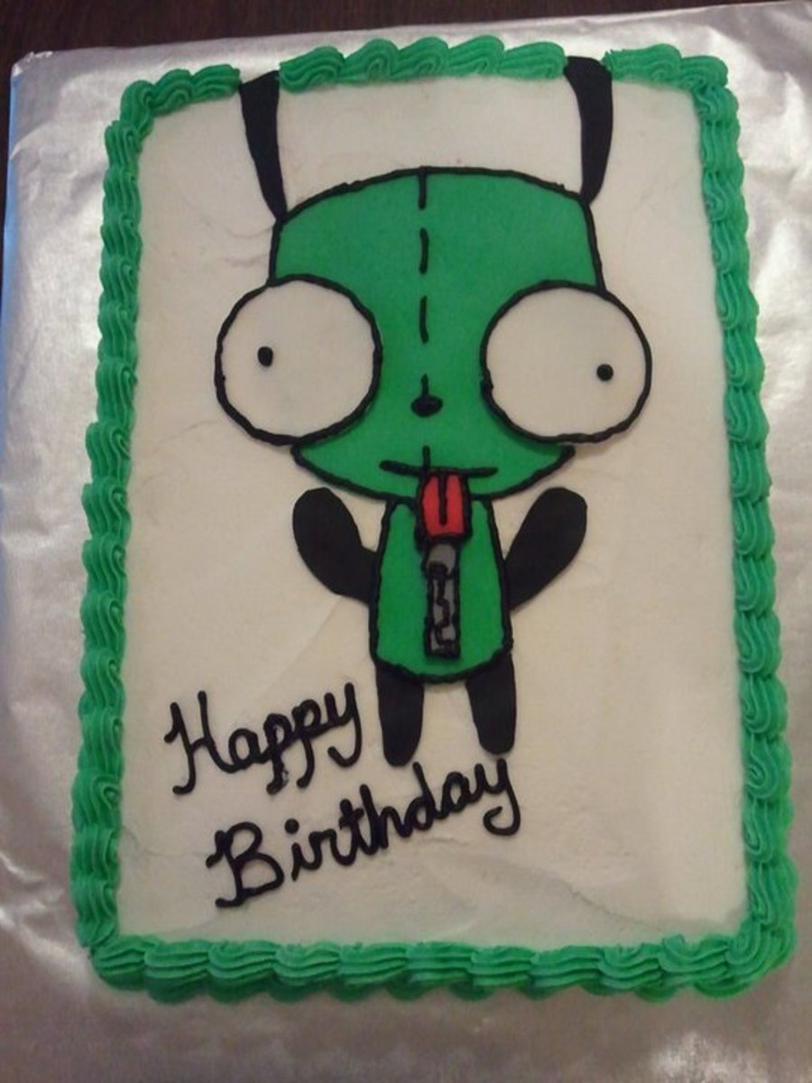Invader Zim - CakeCentral.com