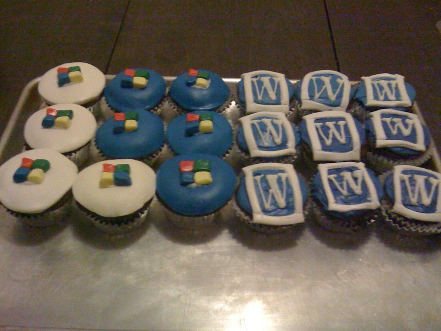 Microsoft Cupcakes - CakeCentral.com