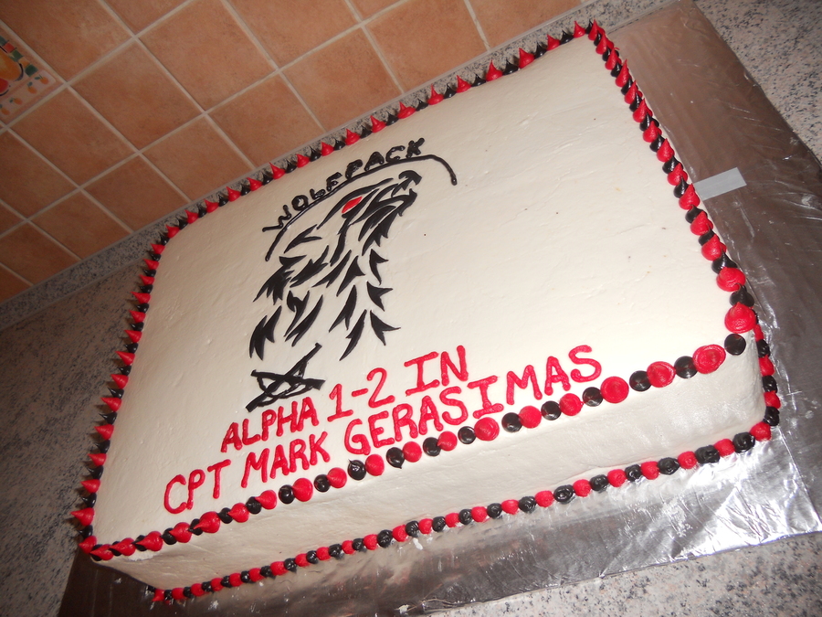 Change Of Command Cake - CakeCentral.com