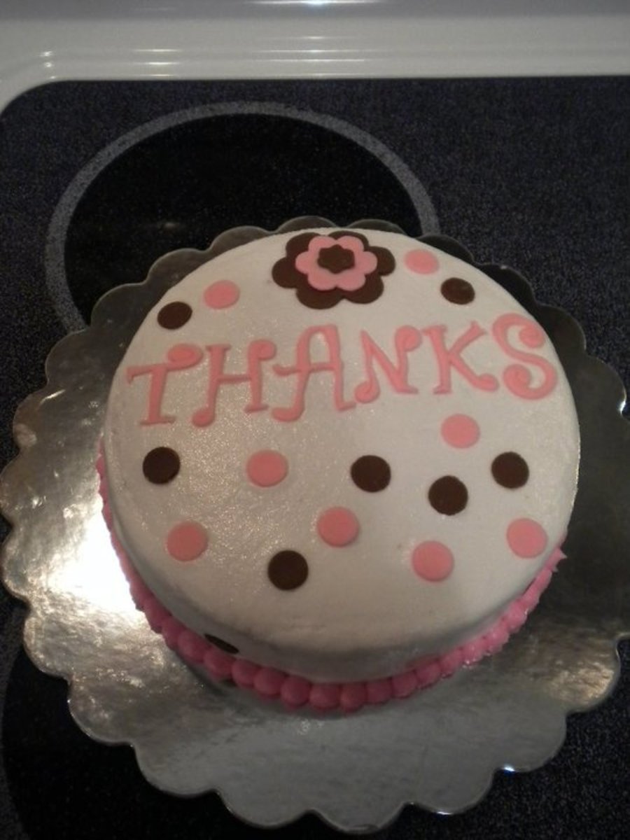 Thank You Cake - CakeCentral.com