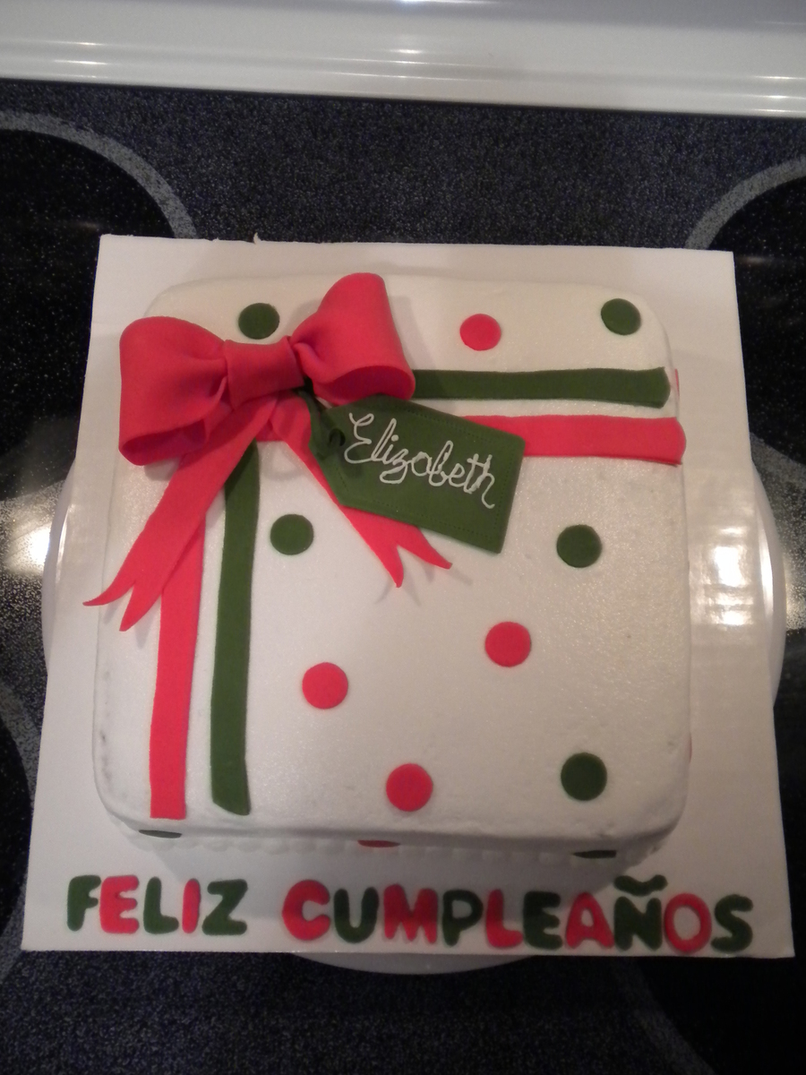Present Birthday Cake - CakeCentral.com