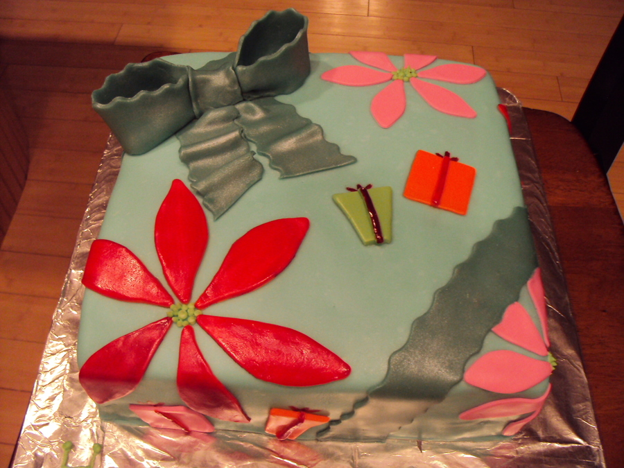 Retro Christmas - CakeCentral.com