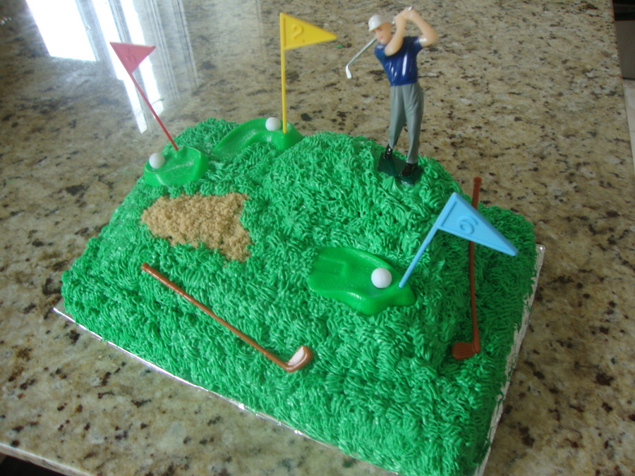 Golf Course Cake - CakeCentral.com