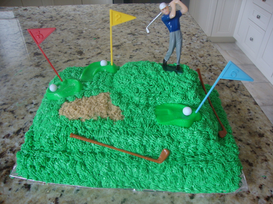 Golf Course Cake - CakeCentral.com