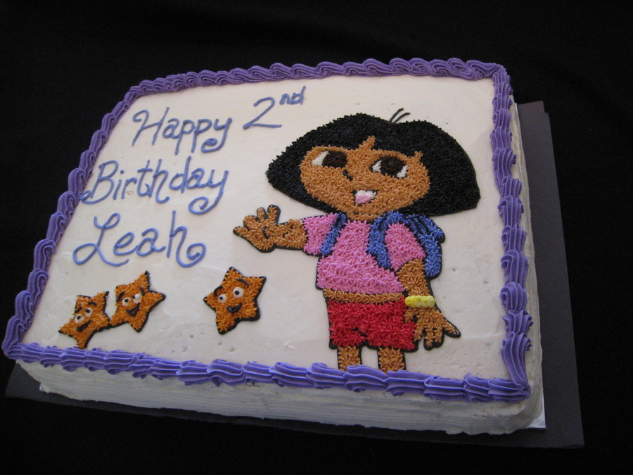 Dora 2Nd Birthday Cake - CakeCentral.com