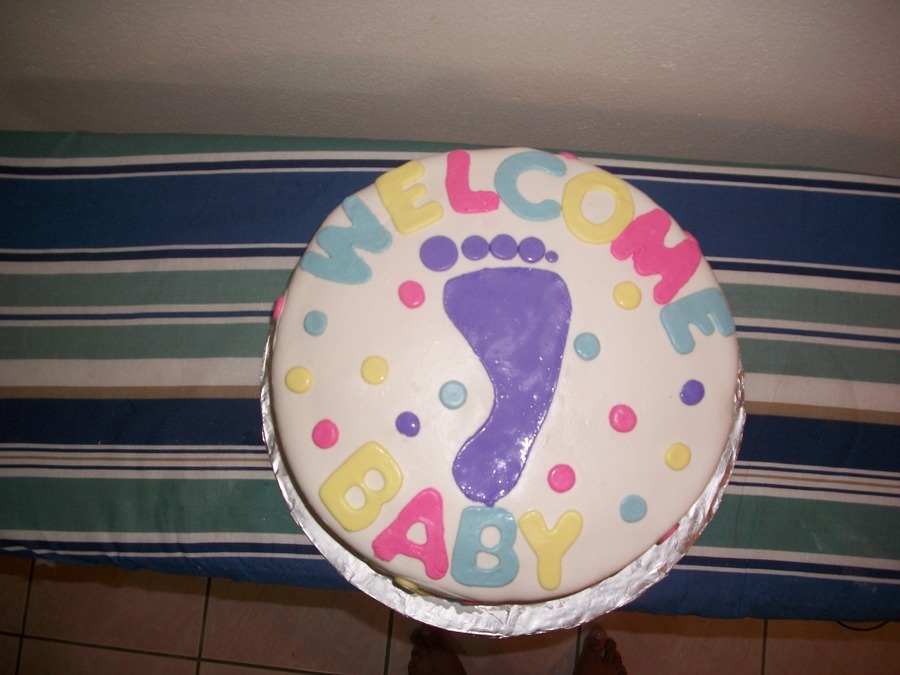 Baby Foot Cake - CakeCentral.com