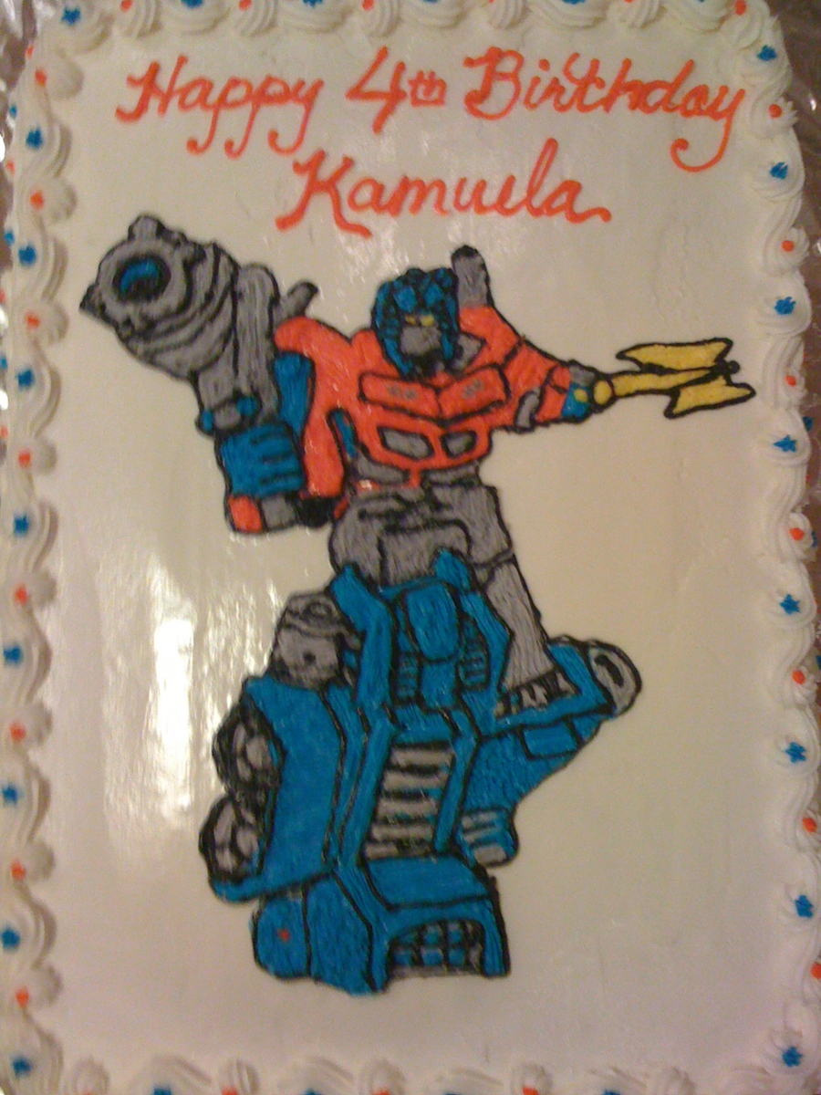 Transformer's Cake - CakeCentral.com