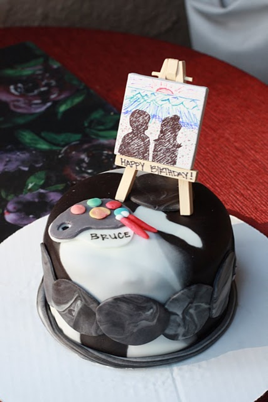 Artist Birthday Cake - CakeCentral.com