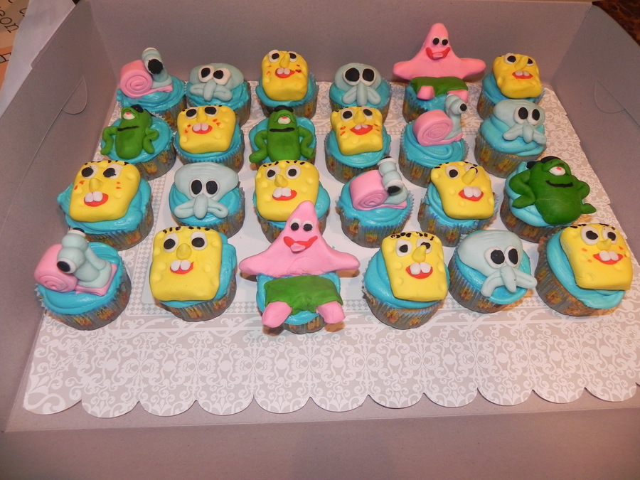 Spongebob Cupcakes - CakeCentral.com