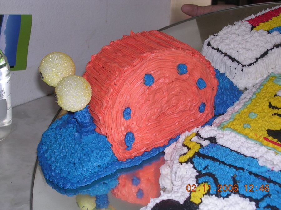 Another Spongebob Squarepants And Gary Cake - CakeCentral.com