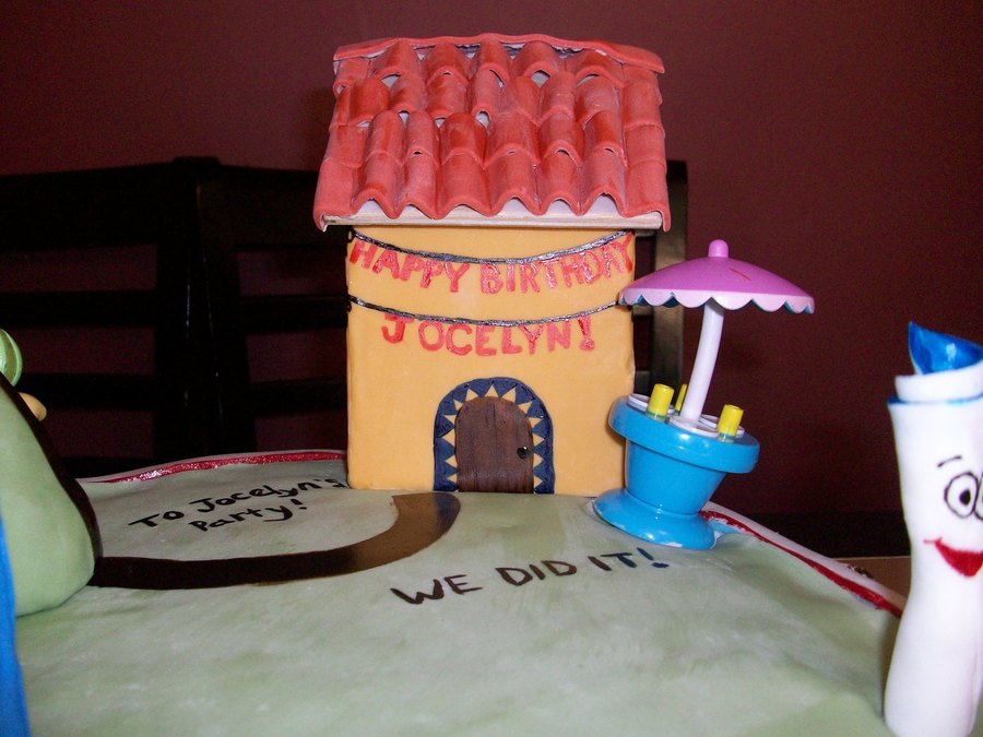 Dora Map Cake - CakeCentral.com