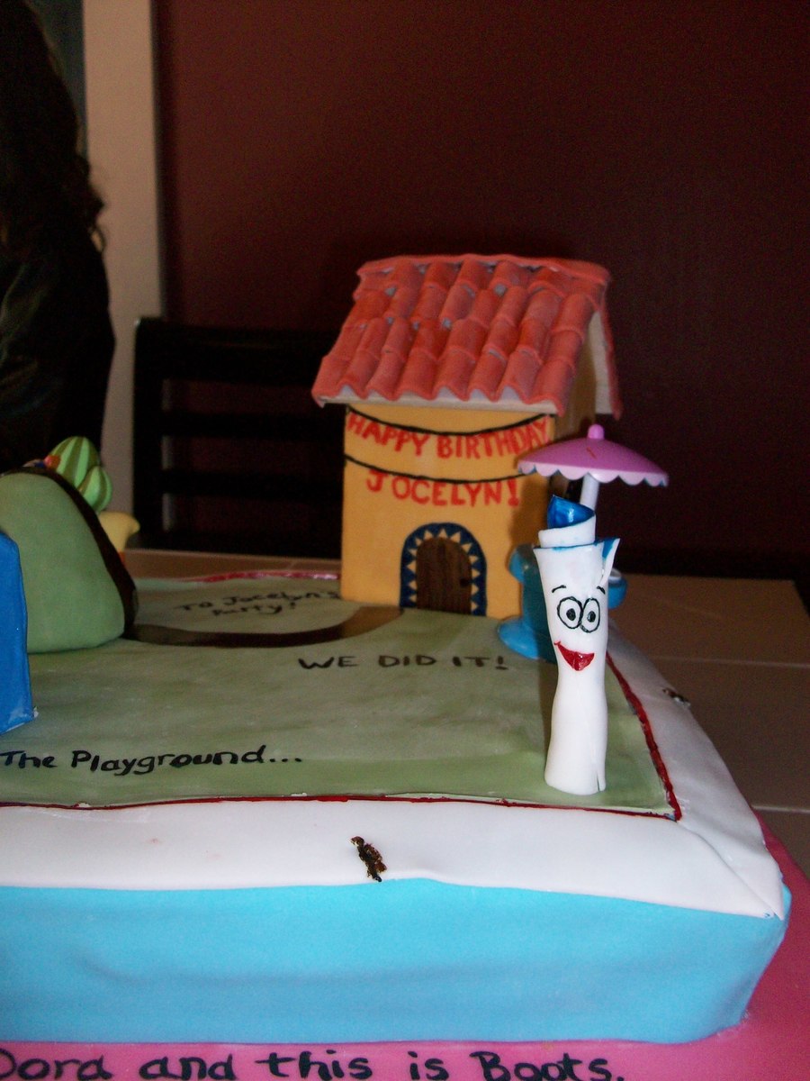 Dora Map Cake - CakeCentral.com