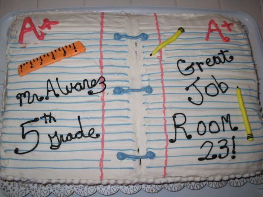 Classroom Cake - CakeCentral.com