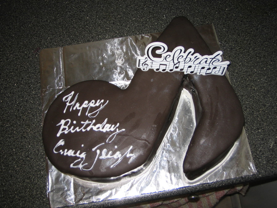 Music Note Cake - CakeCentral.com