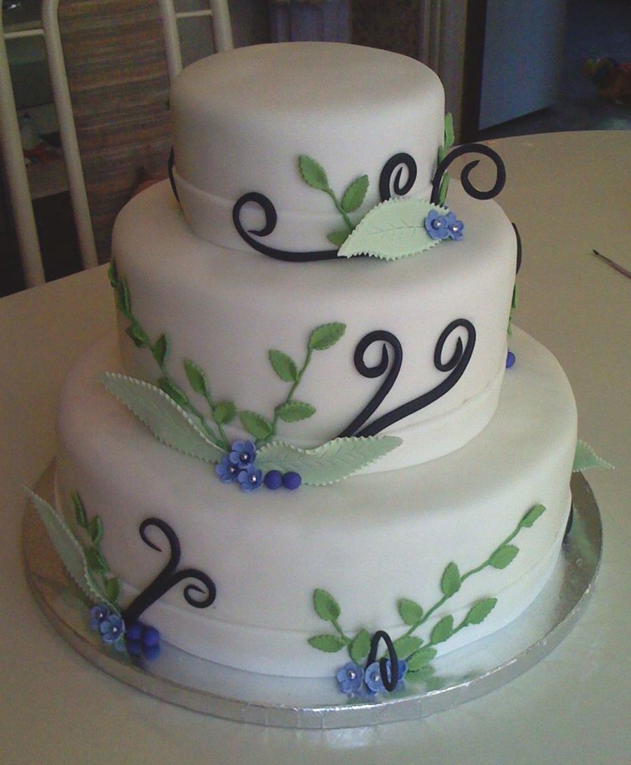 "together Forever" Wedding Cake - CakeCentral.com