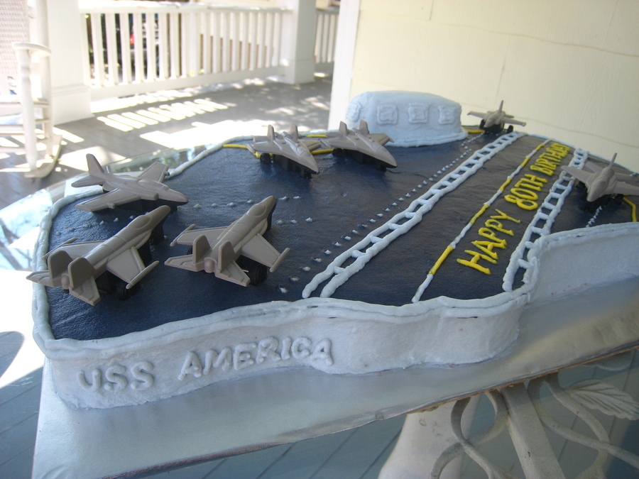 Us Navy - Uss America Cake - CakeCentral.com