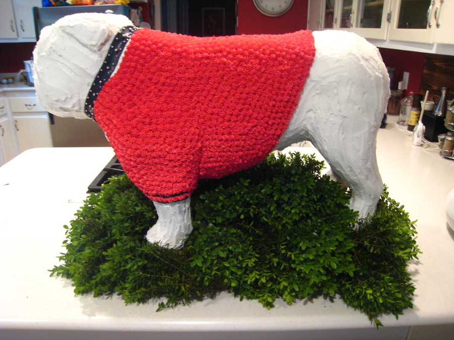 Uga Bulldog Cake - CakeCentral.com