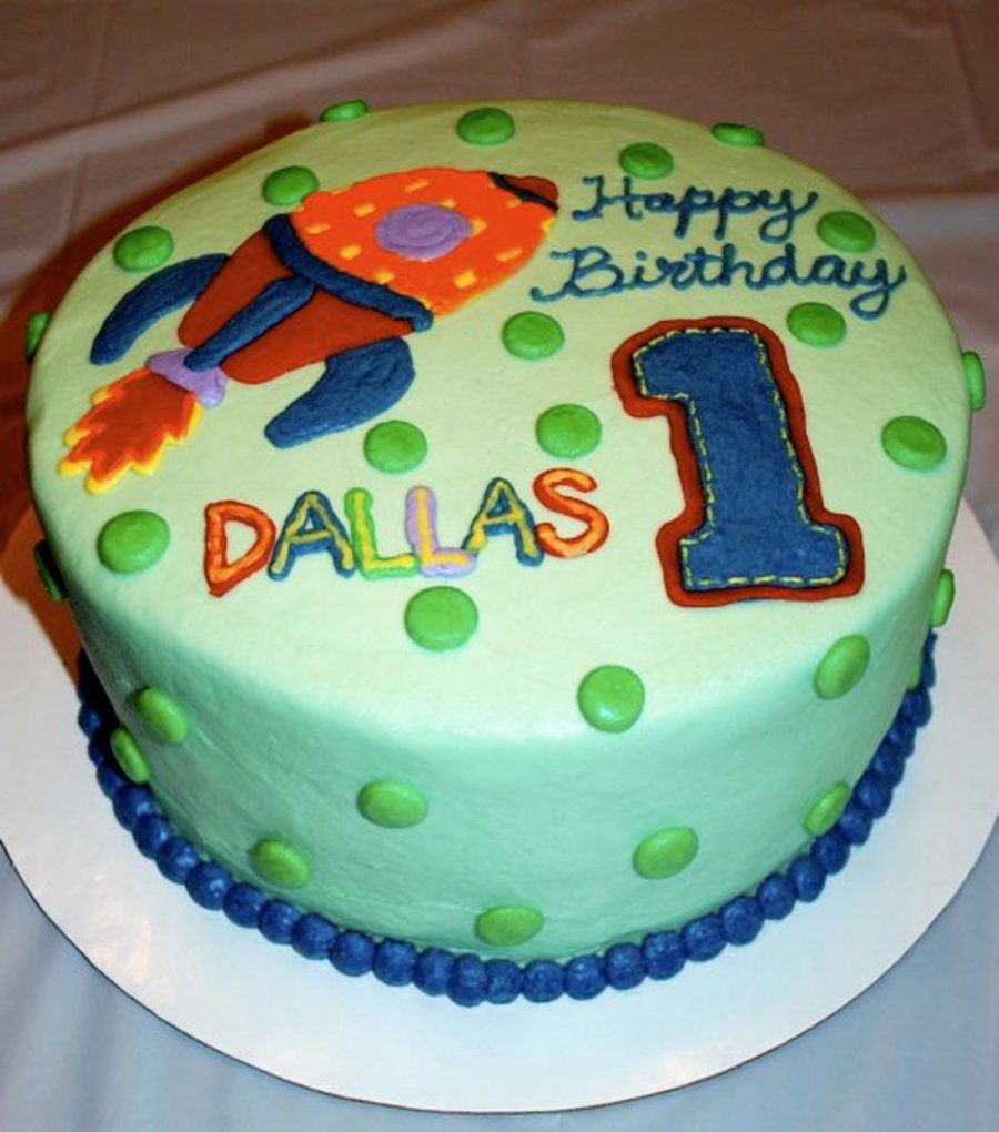 Space Rocket Cake - CakeCentral.com