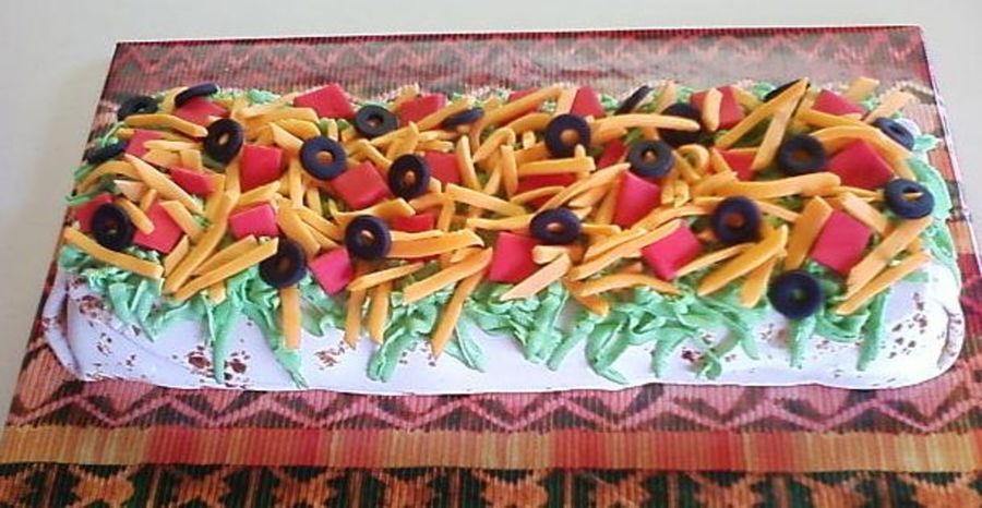 Burrito Cake - CakeCentral.com